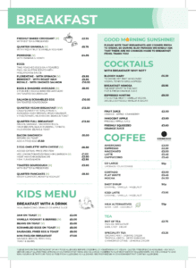 Menu – The Quarter