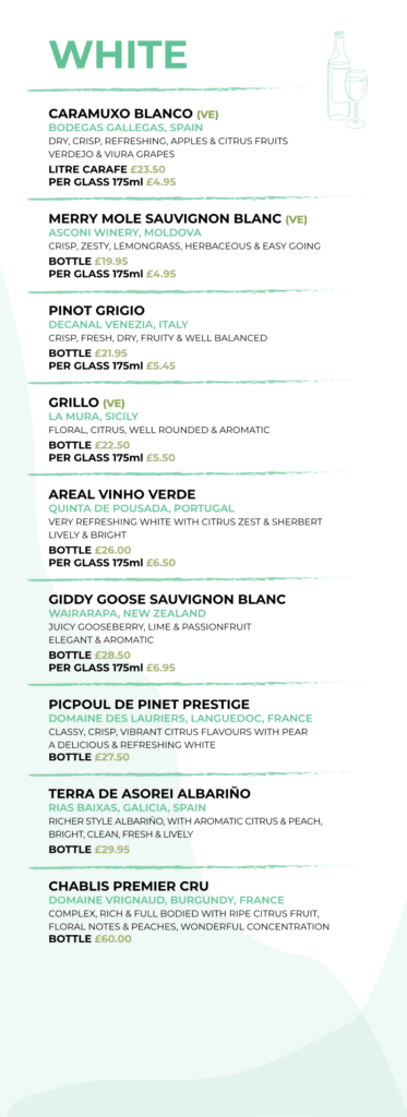 Menu – The Quarter