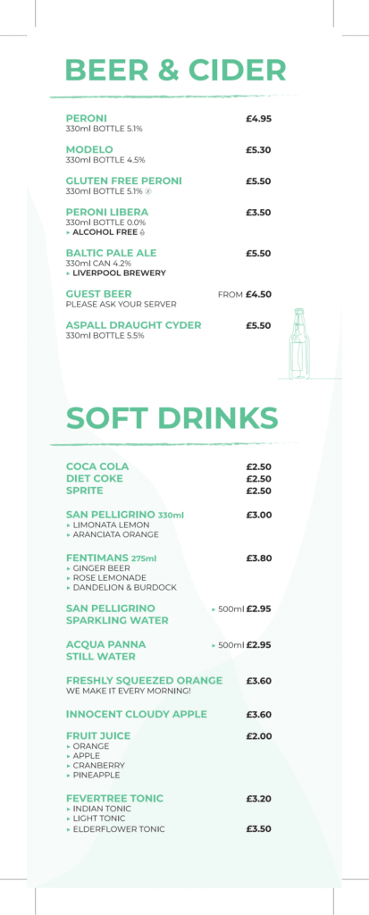 Menu – The Quarter