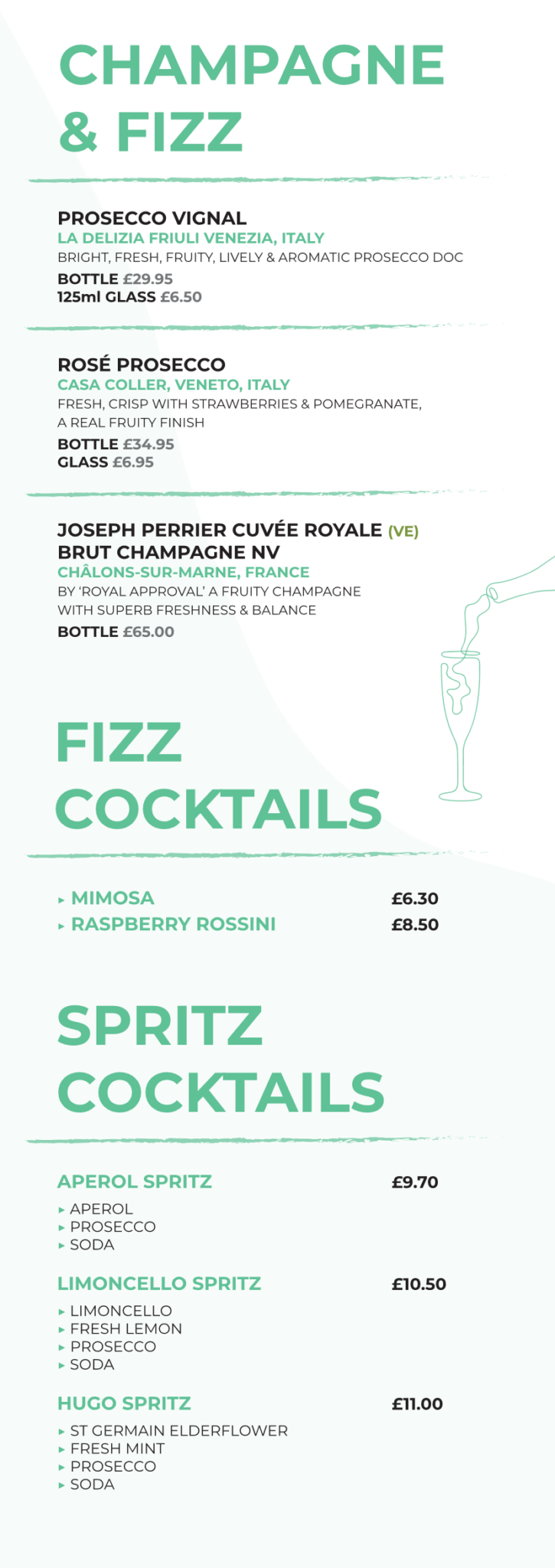 Menu – The Quarter